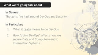 DevOps and the Future of InfoSec | PPT
