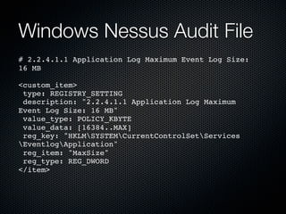 Configuration Auditing | KEY