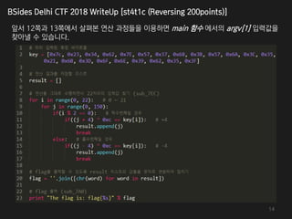 BSides Delhi CTF 2018 [st4t1c (Reversing 200pts)] WriteUp | PPT