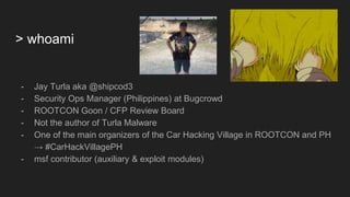 Building your Car Hacking Labs & Car Hacking Community from Scratch | PPTX