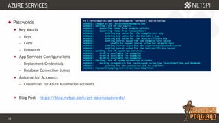 BSides Portland - Attacking Azure Environments with PowerShell | PPT