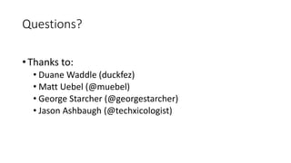 Splunk: Forward me the REST of those shells | PPT