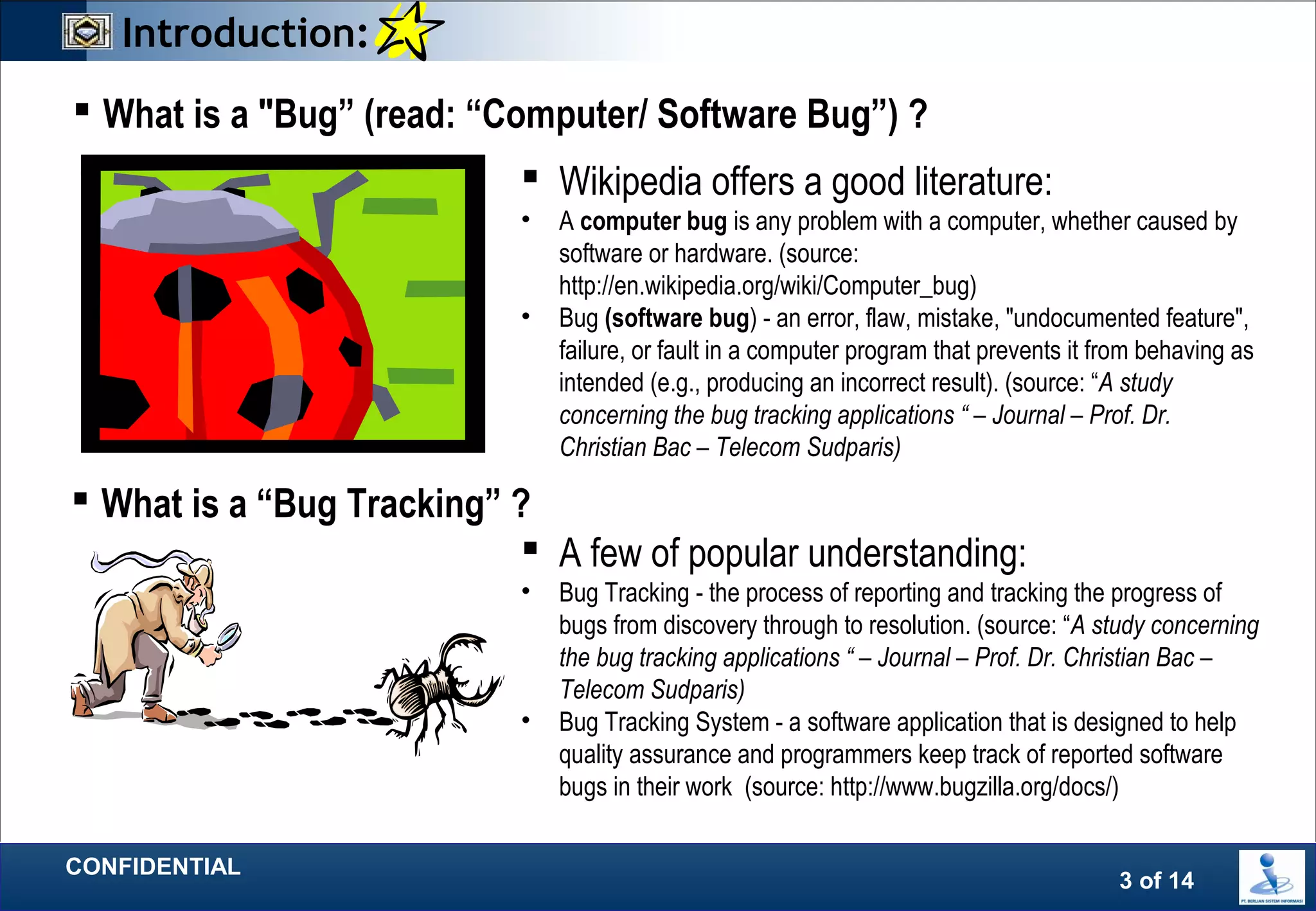 Discussion Paper: Bugs Tracking | PPT