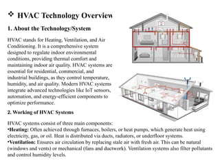 hvac technology overview and bulding services | PPTX