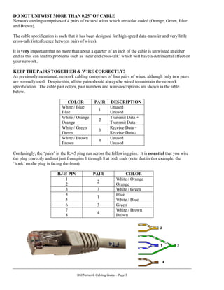 Network Cabling Guide | Cat5, Cat6, Cat7 | PDF