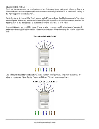 Network Cabling Guide | Cat5, Cat6, Cat7 | PDF