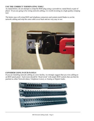 Network Cabling Guide | Cat5, Cat6, Cat7 | PDF