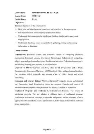 Bs information technology | PDF