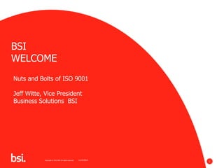 The Nuts & Bolts of ISO 9001 | PPTX
