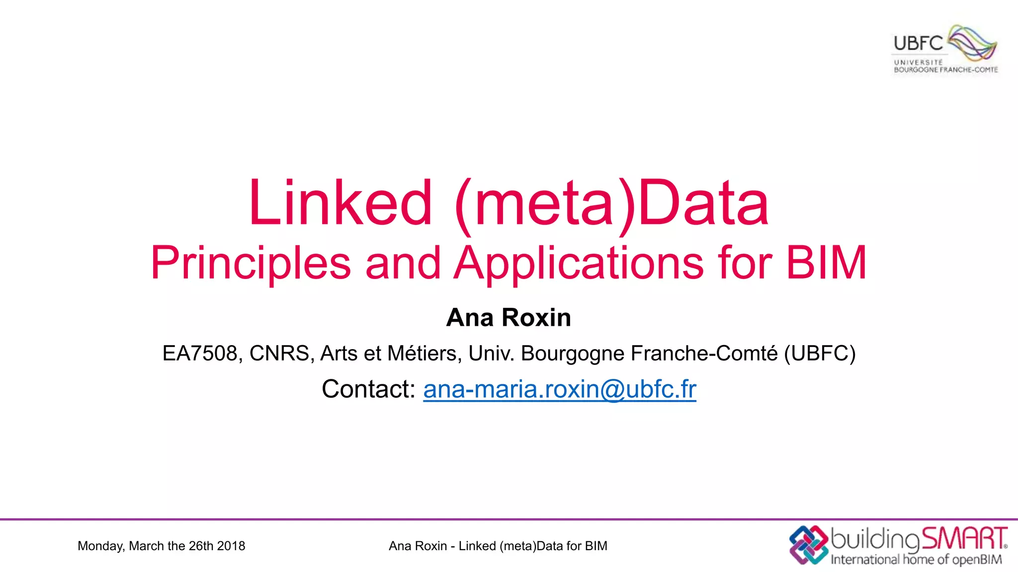 Linked Data applications for BIM | PPT