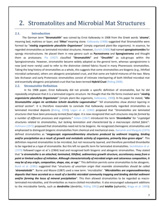 Stromatolites and MISS | PDF
