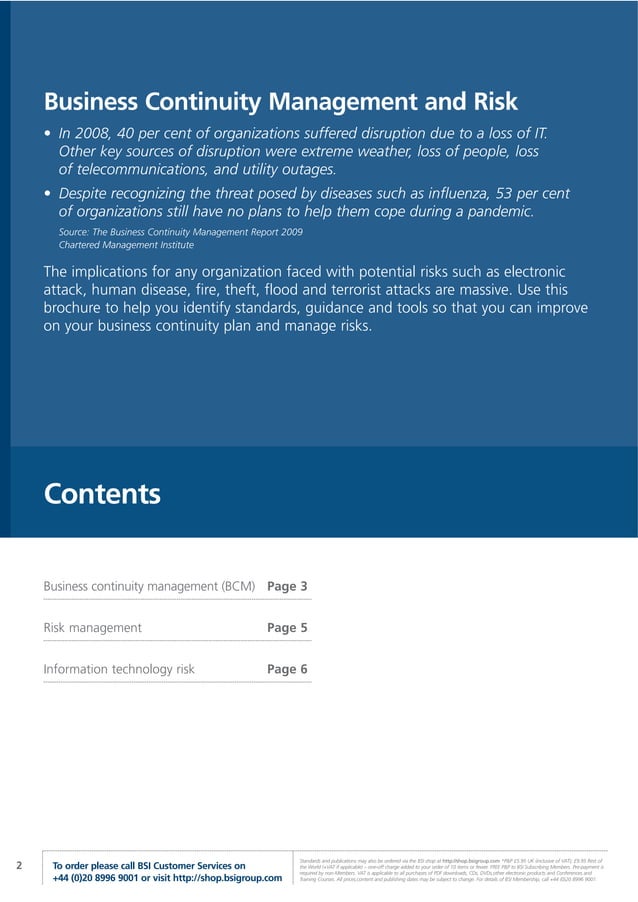 2010 BCM & Risk brochure | PDF
