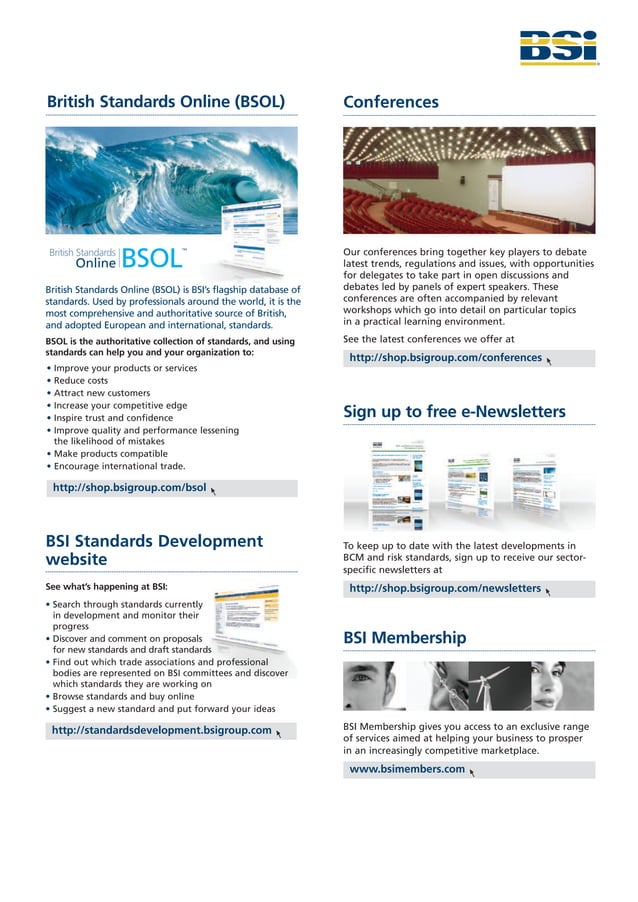 2010 BCM & Risk brochure | PDF