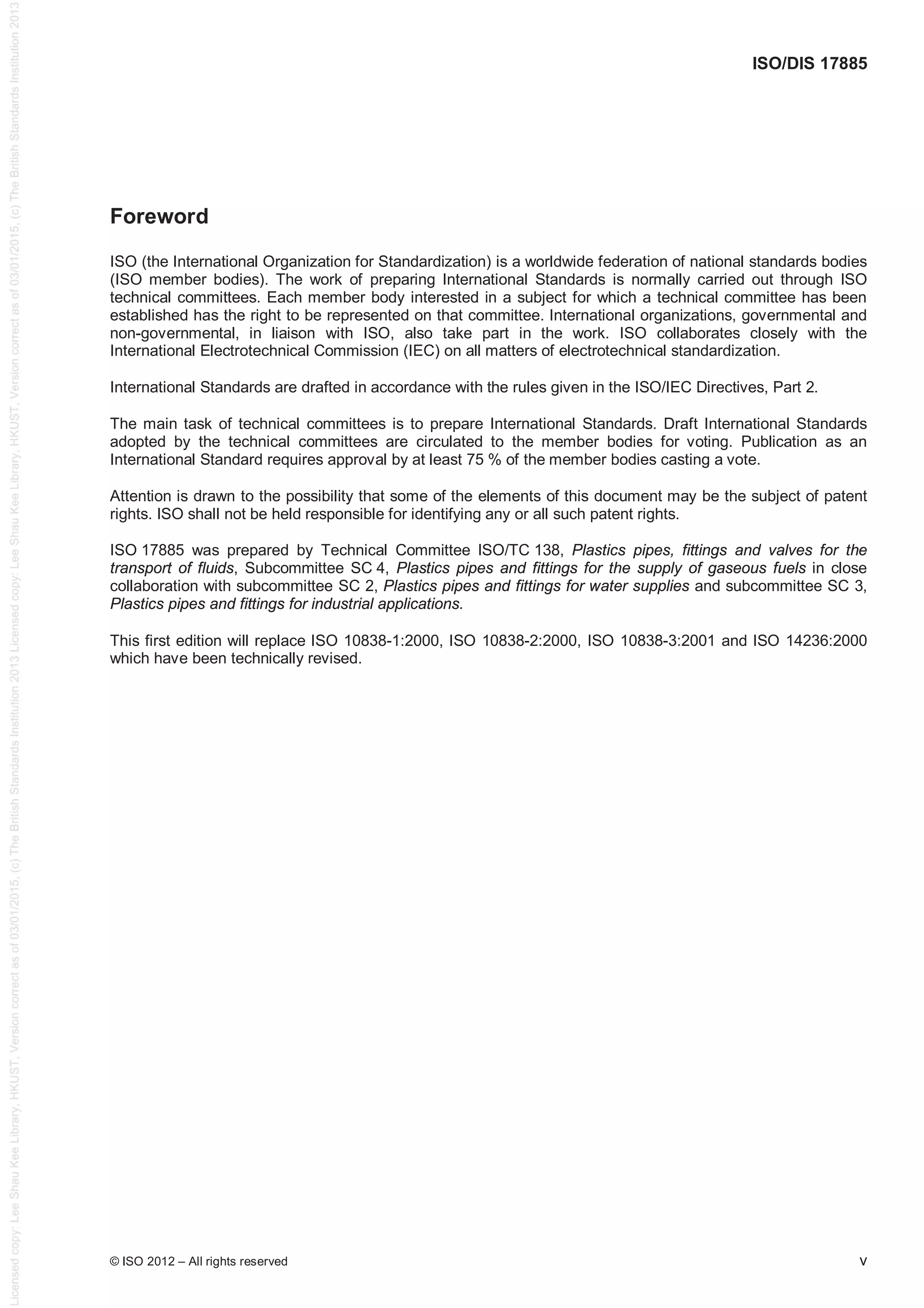[Bs iso 17885] - plastics piping systems. mechanical fittings for ...