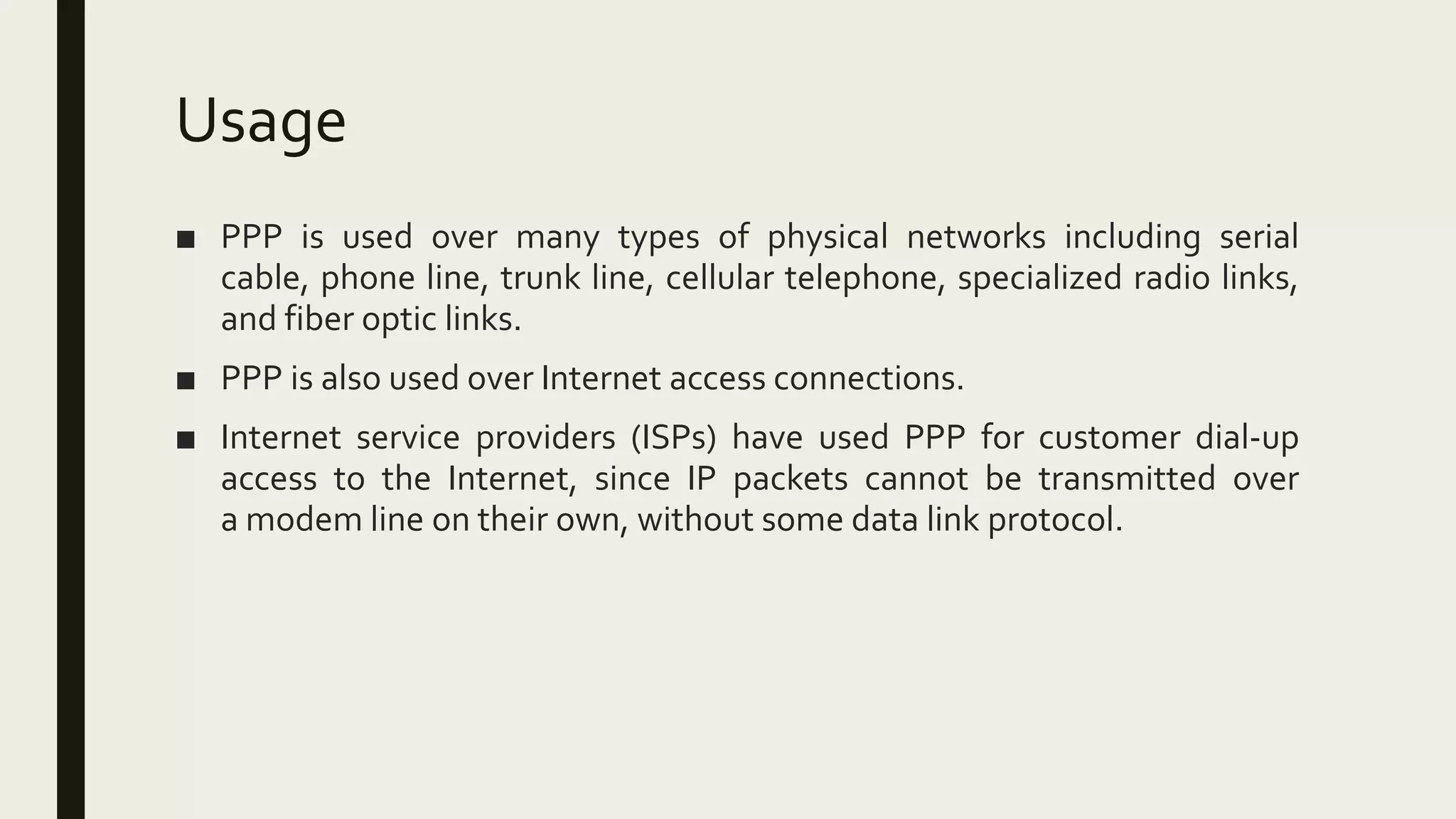 HDLC and Point to point protocol | PPTX