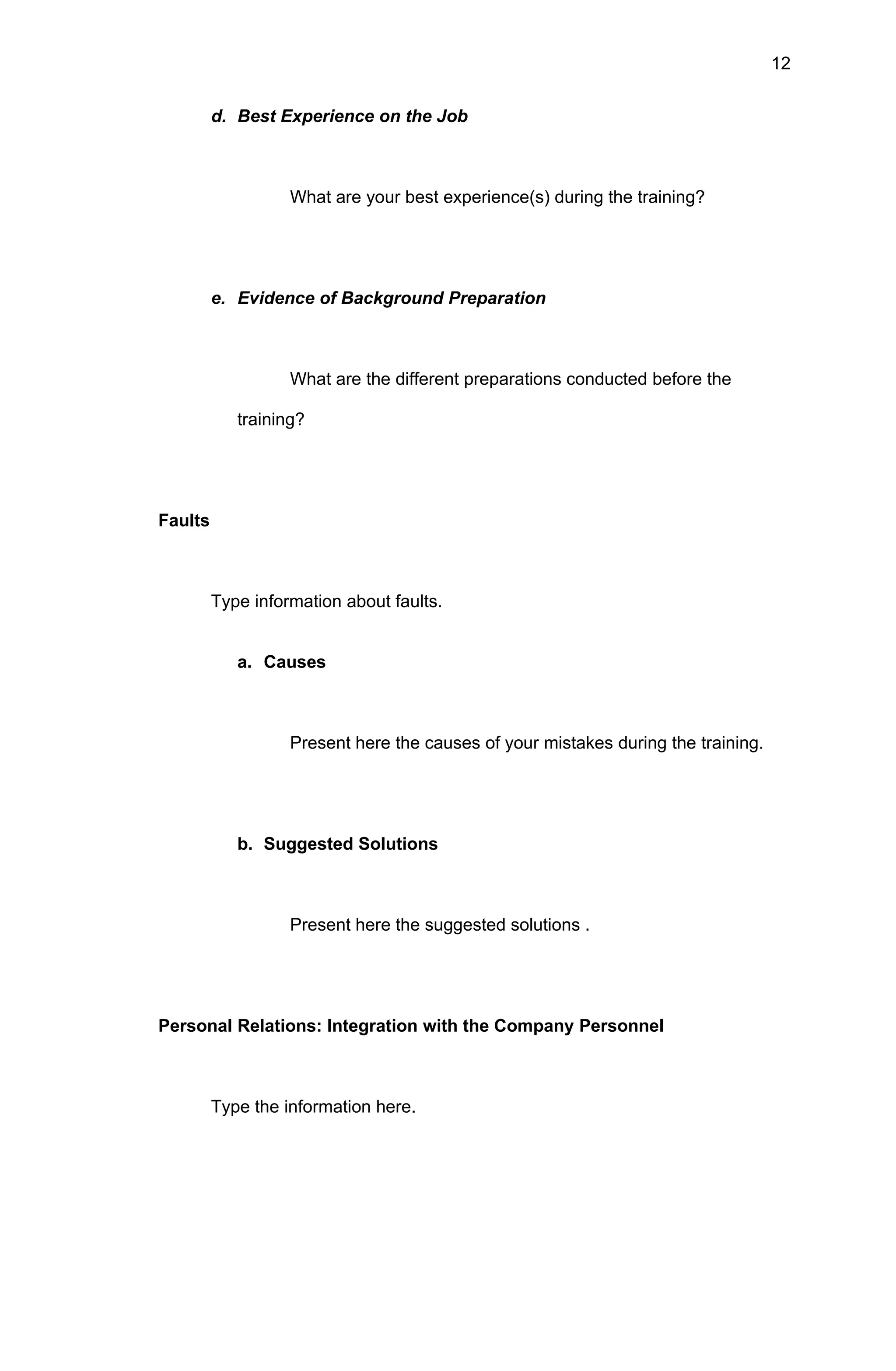 Bsit narrative report format 2 | DOC