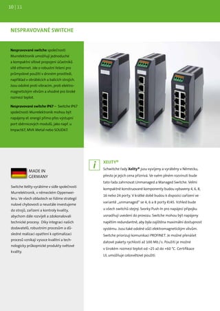 Brožura Síťové technologie/ Murrelektronik | PDF