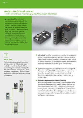 Brožura Síťové technologie/ Murrelektronik | PDF