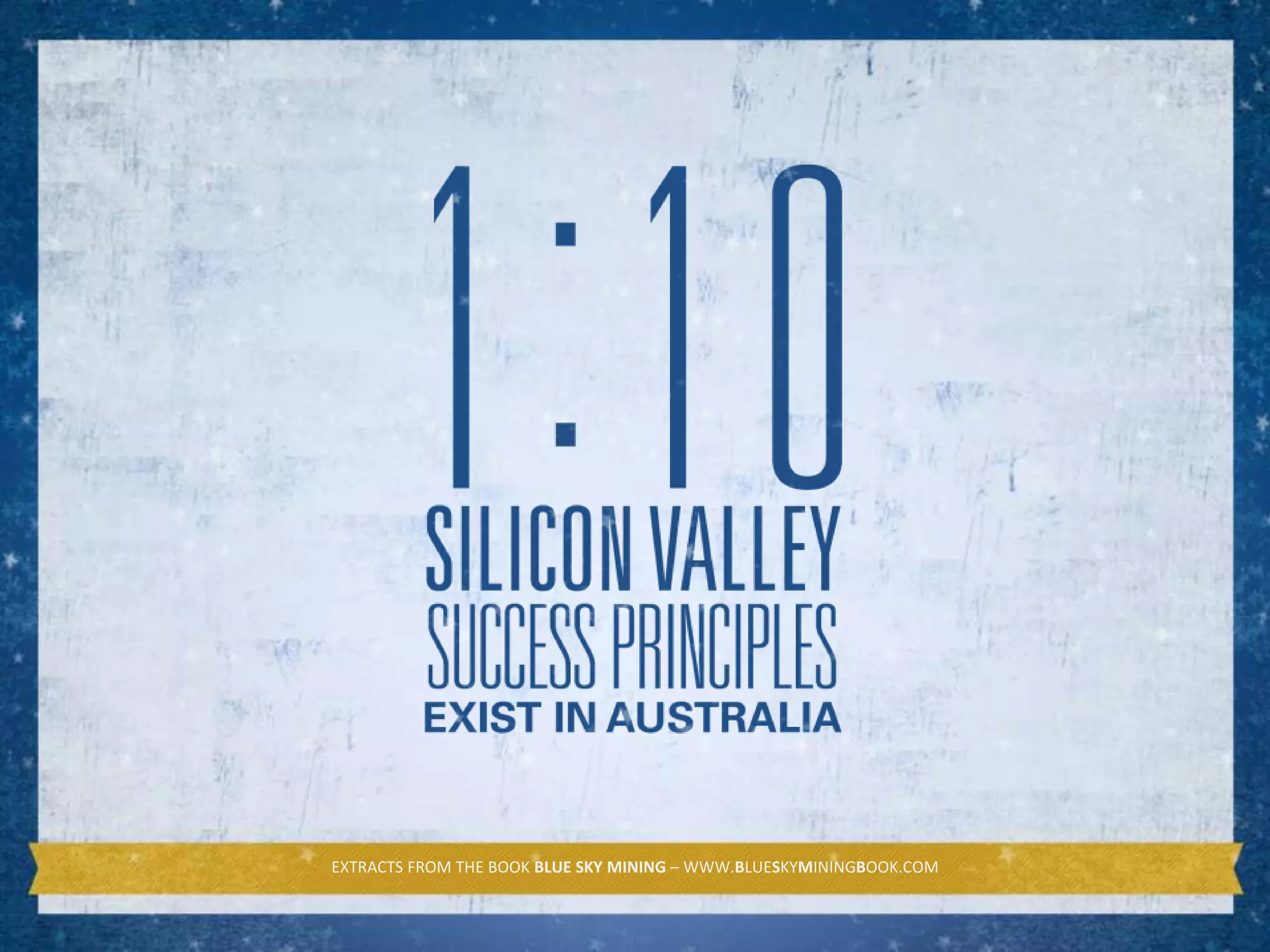 Blue Sky Mining Book Presentation | PPTX