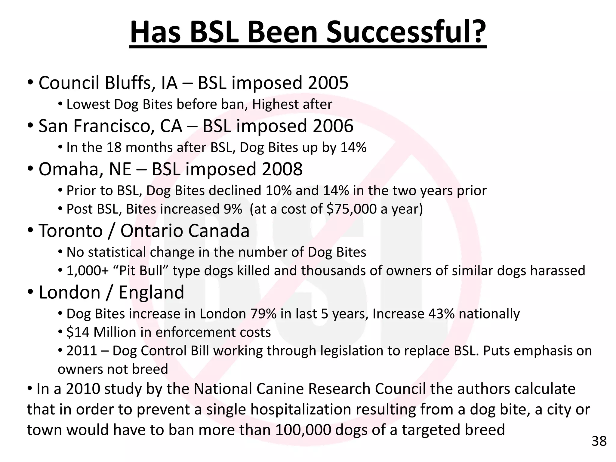 Breed Specific Legislation | PPTX