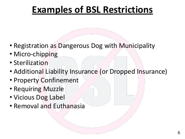 Breed Specific Legislation United States Map