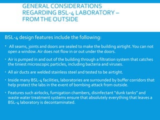 BSL-3 OR 4 Laboratory_KAVITAPANGHAL.ppt | Infectious Diseases ...