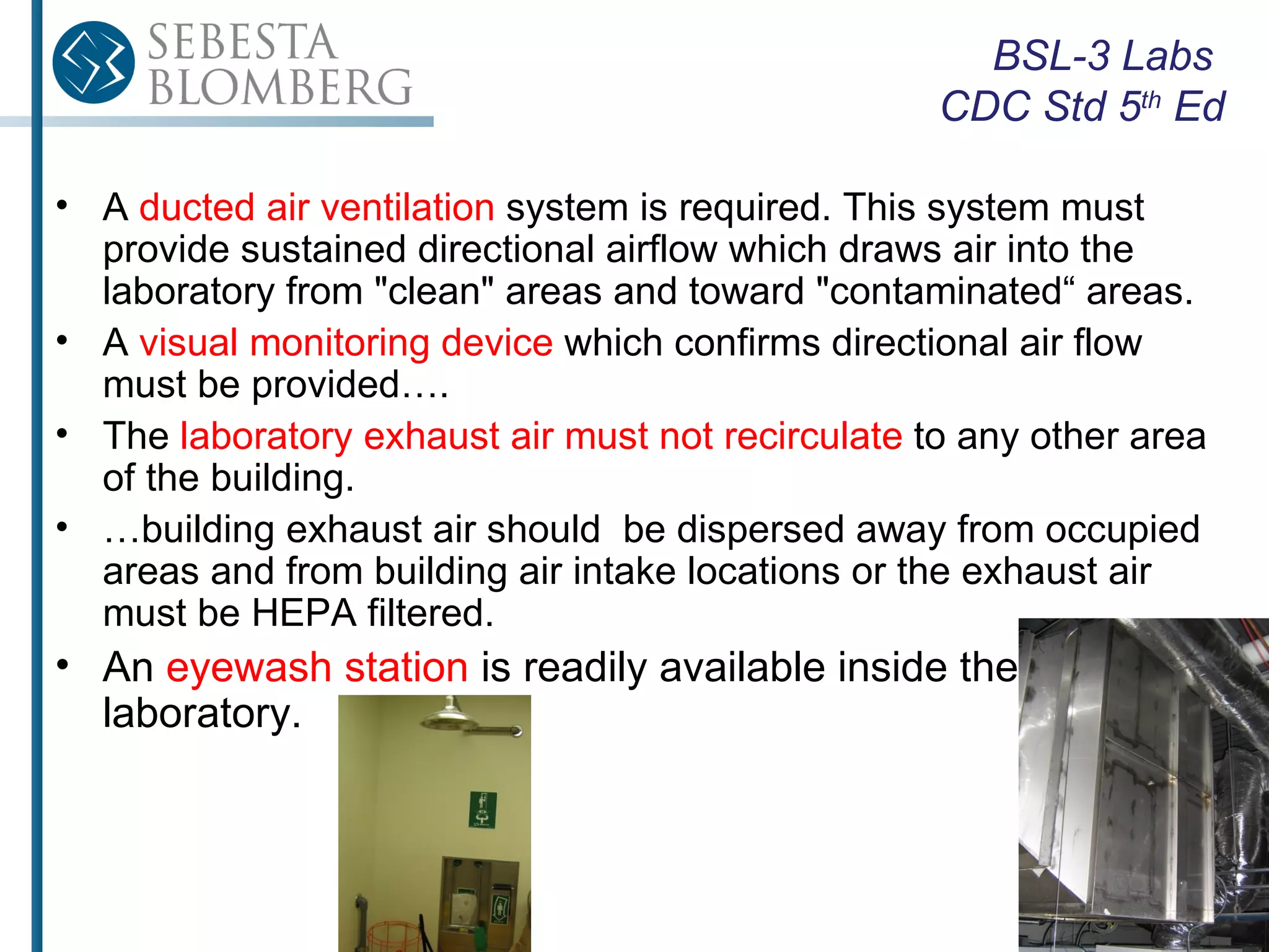 Bsl 3 Lab Evaluation Boston | PPT
