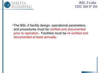 Bsl 3 Lab Evaluation Boston | PPT