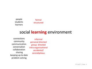 Building a social learning environment | PDF