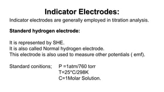 electroanalytical techniques in chemistry | PPTX