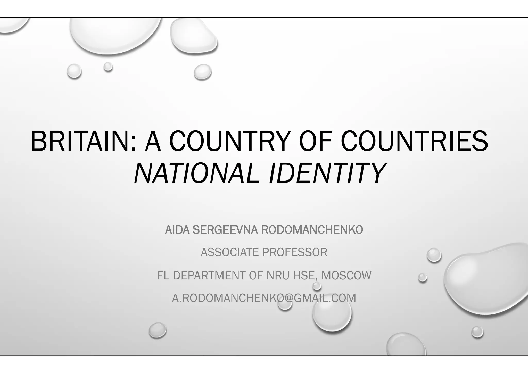 Britain: national identity | PDF