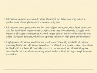 Obstacle detection using ultra sonic sensor | PDF