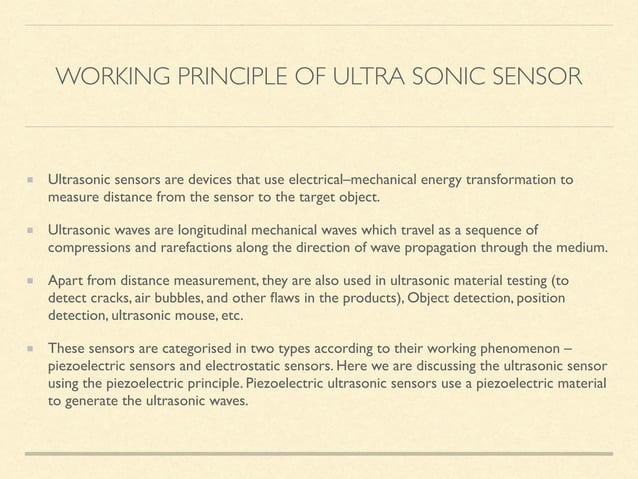 Obstacle detection using ultra sonic sensor | PDF | Physics | Science