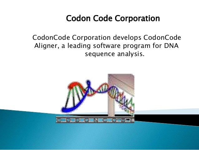 Codoncode aligner ver. 2 - inputinformation