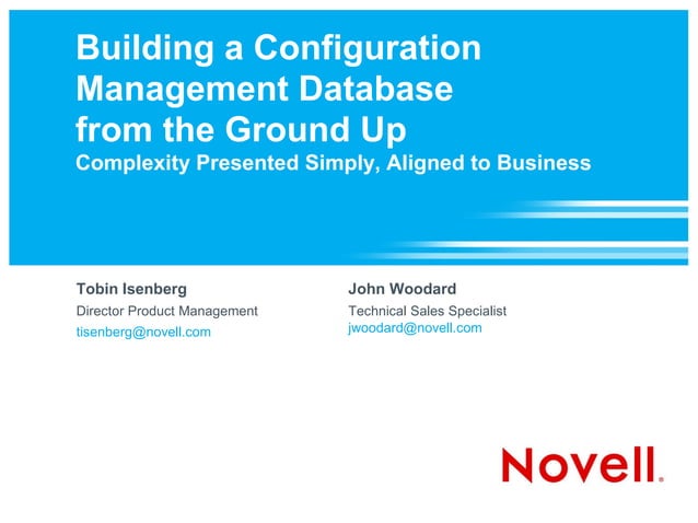 Building a Configuration Management Database from the Ground Up | PDF