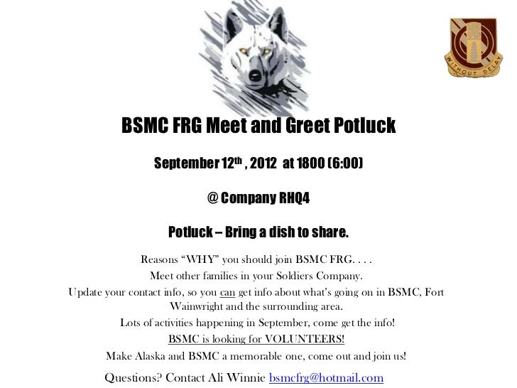 BSMC September 12th FRG Meeting