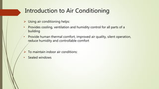 Bs mechanical ventilation and air conditioning presentation slides | PPTX