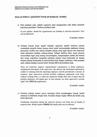 Bsmh 3023 past year | PDF