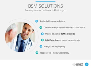 BSM Solutions - Prezentacja w PowerPoint | PPTX