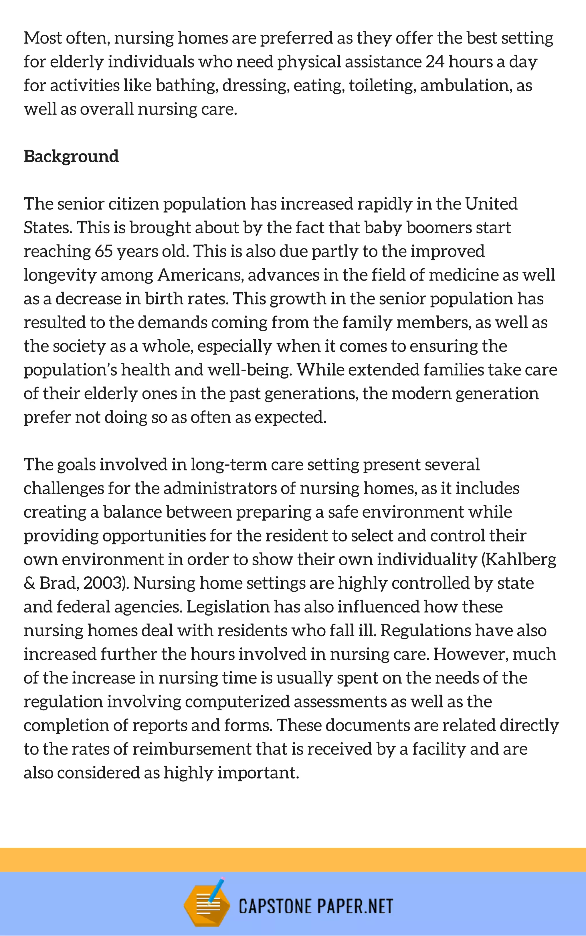 BSN Capstone Paper Sample | PDF