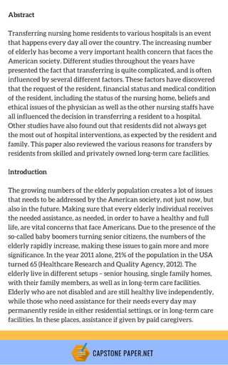 BSN Capstone Paper Sample | PDF