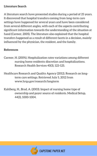 BSN Capstone Paper Sample | PDF