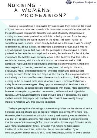 BSN Capstone Project Example