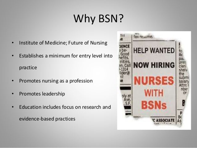 Will you BSN!?