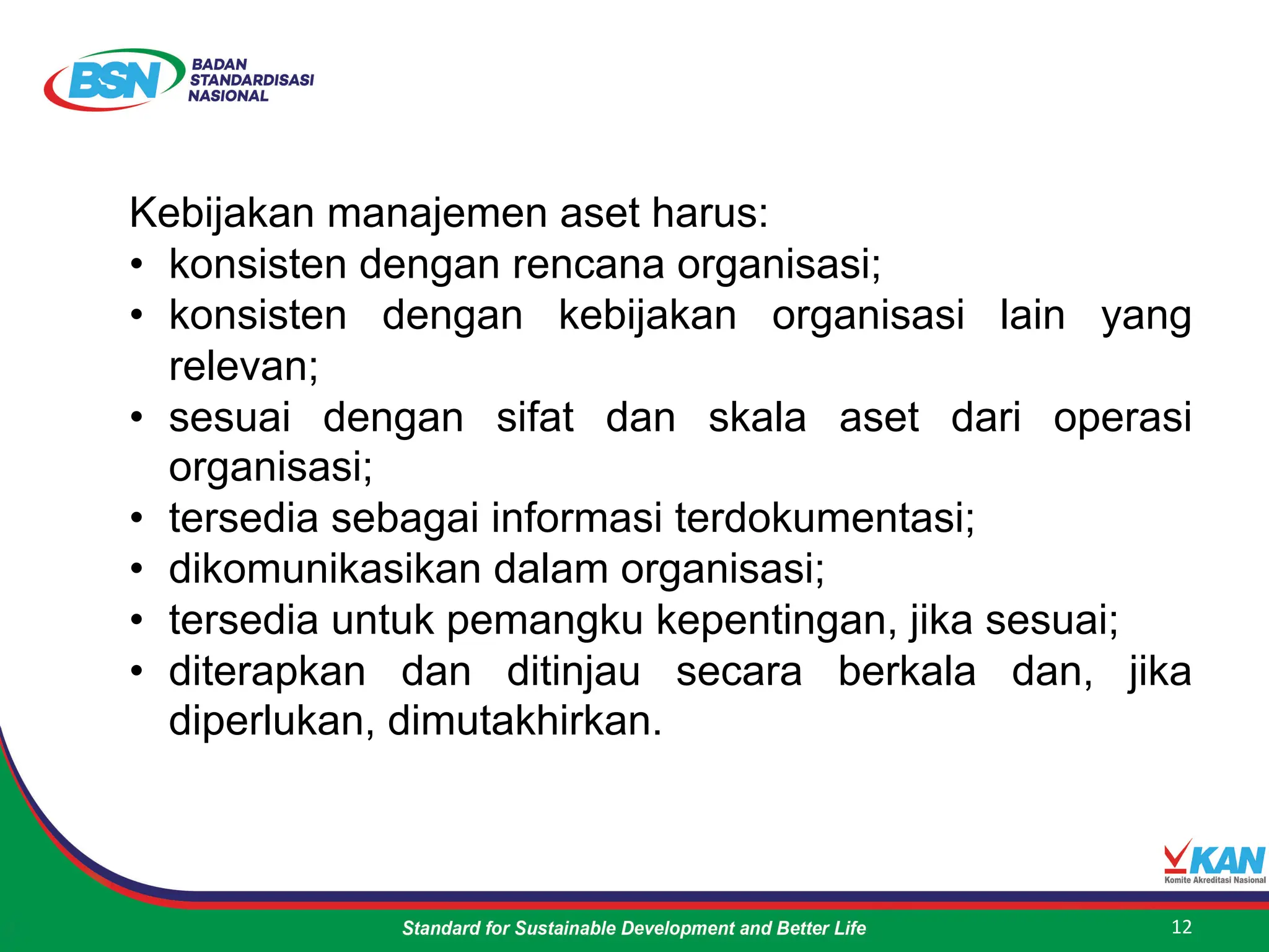 pengenalan iso 550001 sistem aset manajeman | PDF