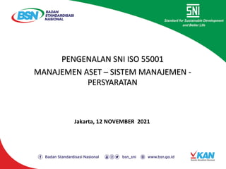 pengenalan iso 550001 sistem aset manajeman | PDF