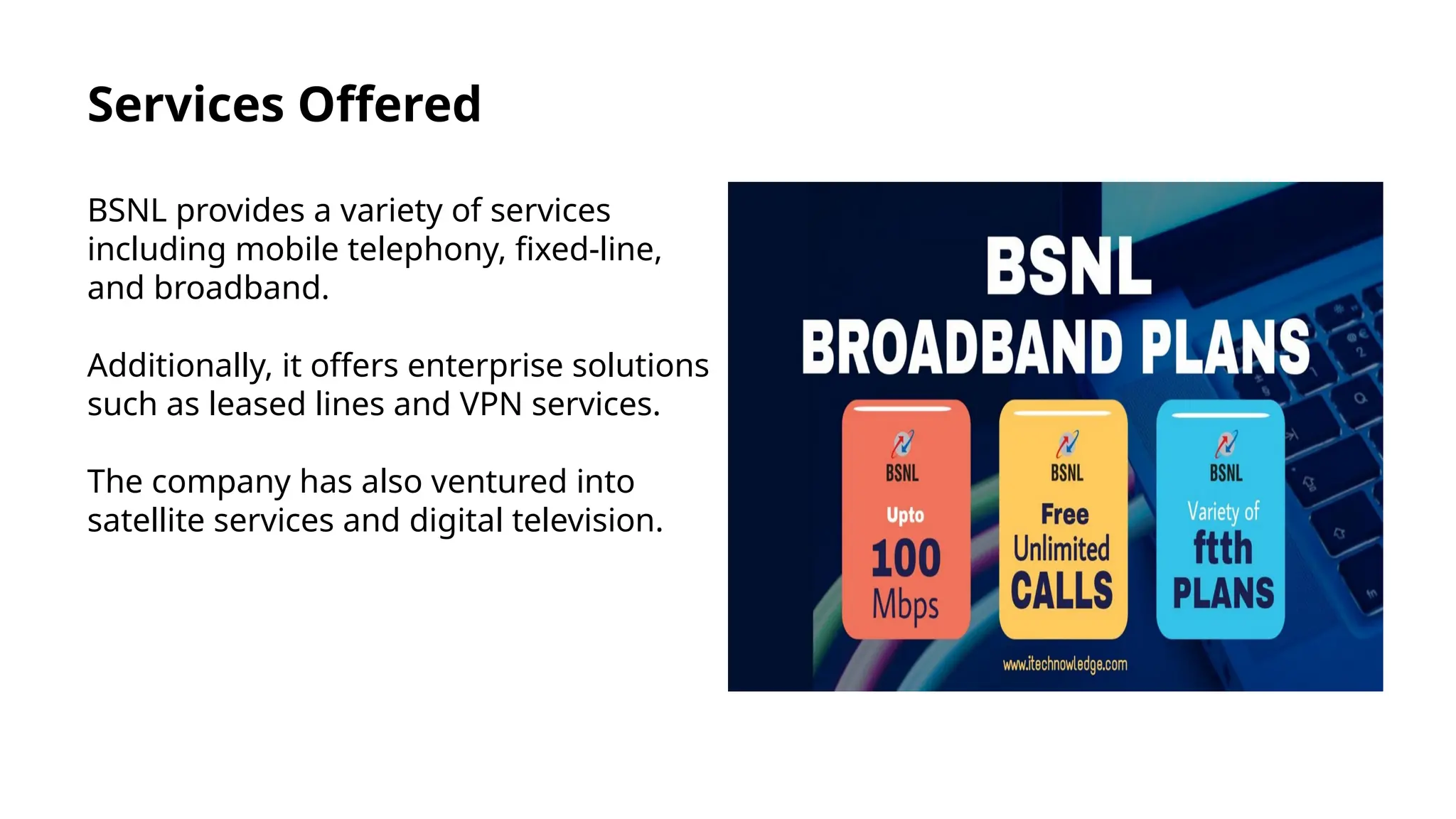 Bsnl ppt slides for simple data analysis information | PPT