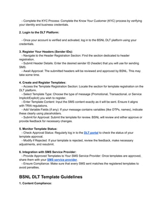 BSNL DLT Template Registration Process _ Shree Tripada.pdf