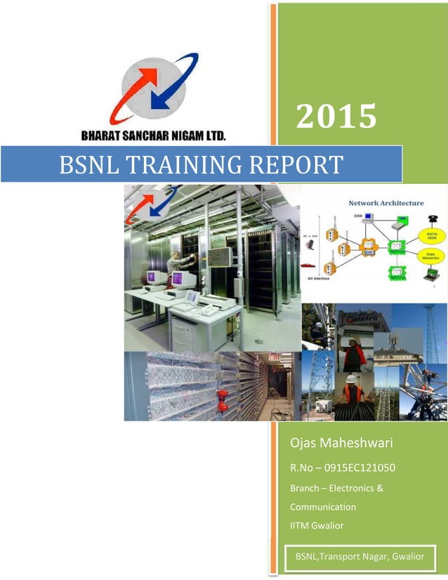BSNL Training Report file | PDF