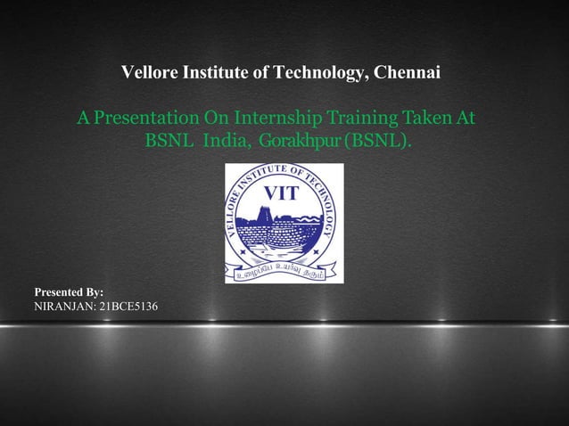BSNL Internship Training presentation.pptx